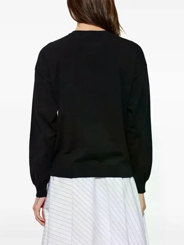 Moschino Goose Intarsia Crew Neck Sweater