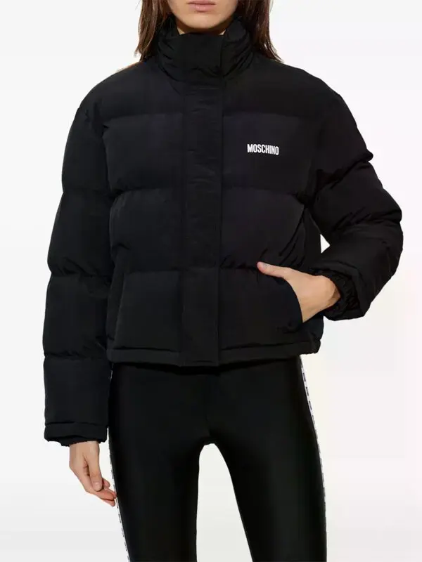 Moschino Print Padded Jacket