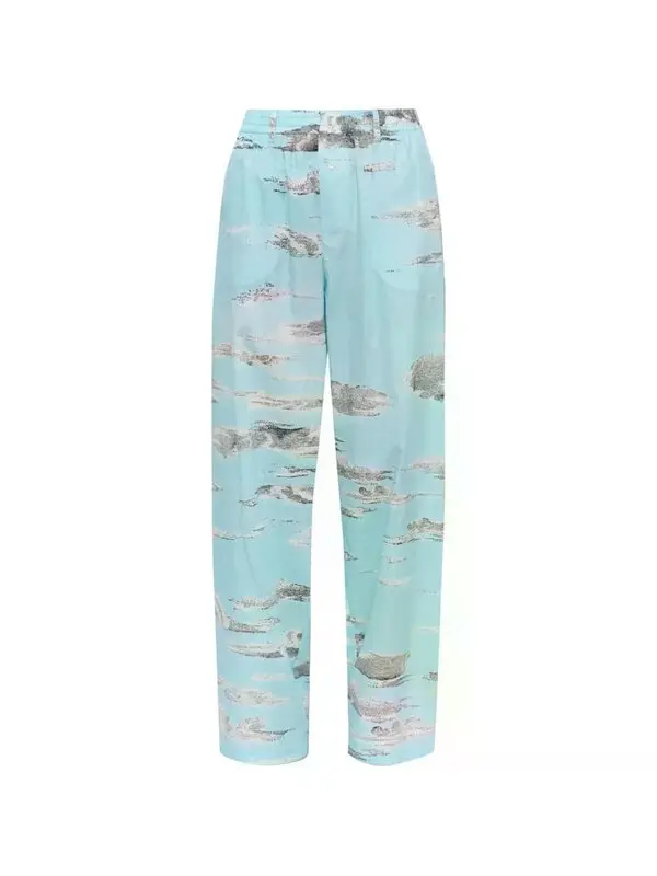 Moschino Printed Cotton Trousers
