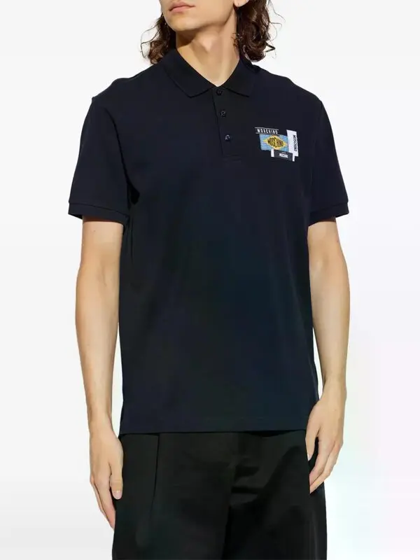 Moschino Logo-patch Polo Shirt