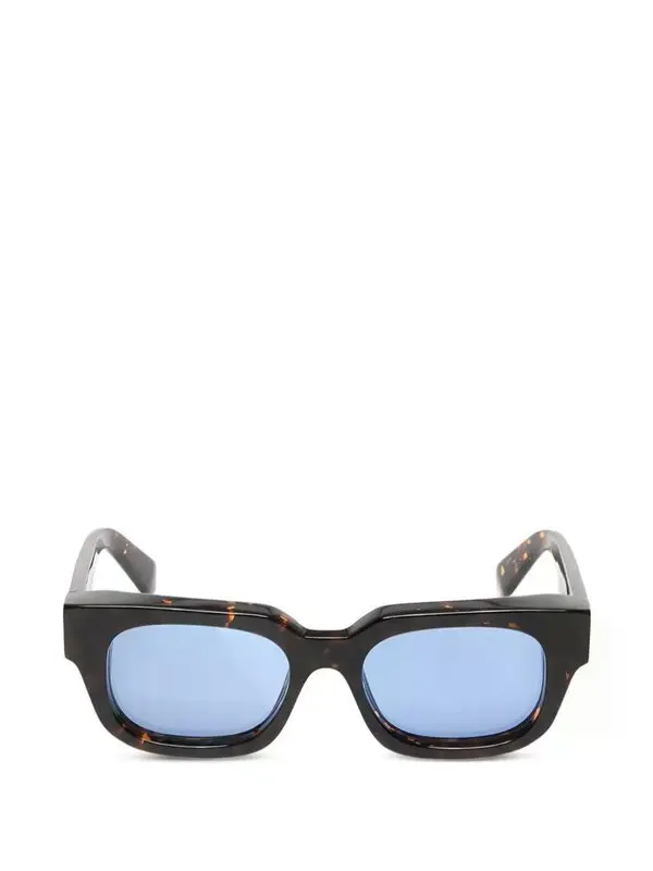 Off-White Rochester Square Frame Sunglasses With Tortoiseshell Effect - Brown