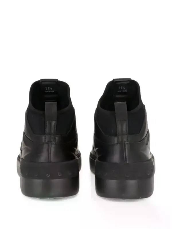 TOD'S No_code Leather-panelled High Top Sneakers