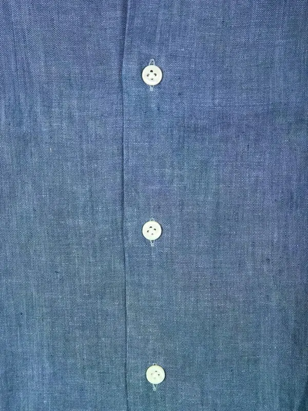 DELL'OGLIO Short-sleeve Button-down Shirt
