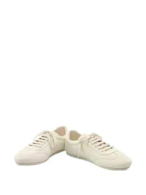 Prada Lace-up Leather Sneakers
