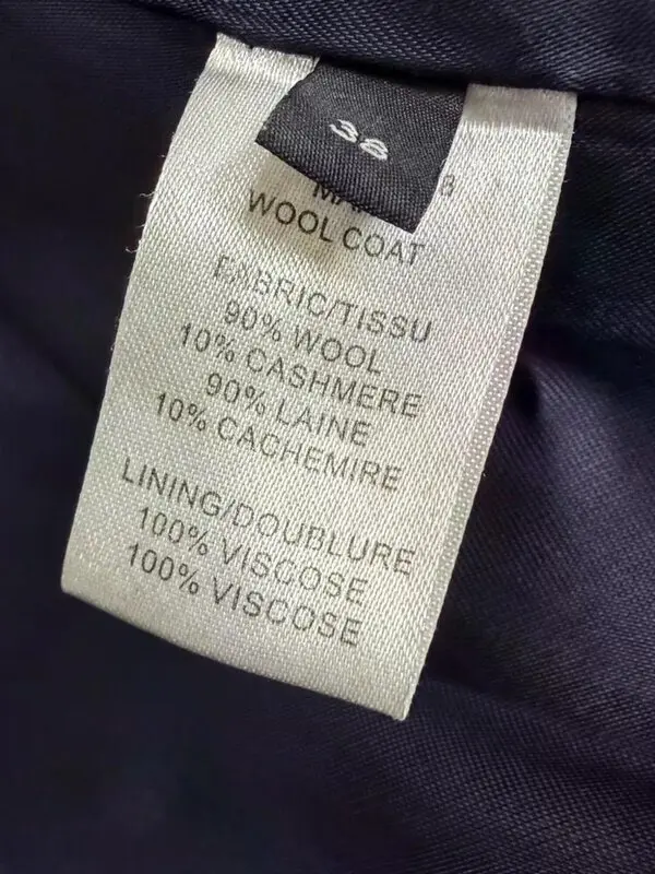 JOSEPH Tailored Single-breasted Coat With Notched Lapels