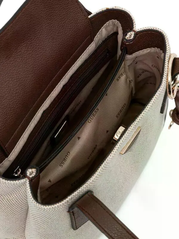 Guess Logo Plaque Tote Bag