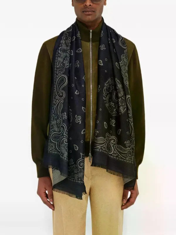FERRAGAMO Arabesque Print Stole
