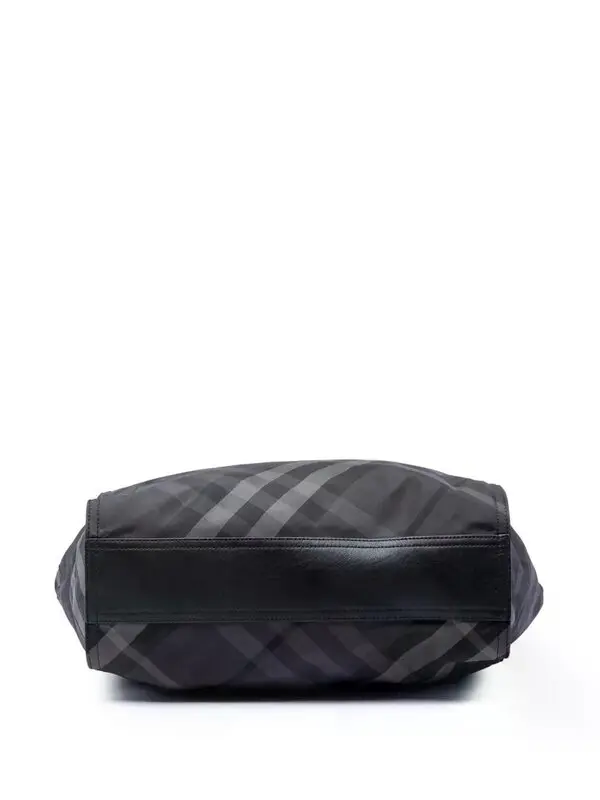 Burberry Smoke Check Nylon Buckleigh Tote Bag