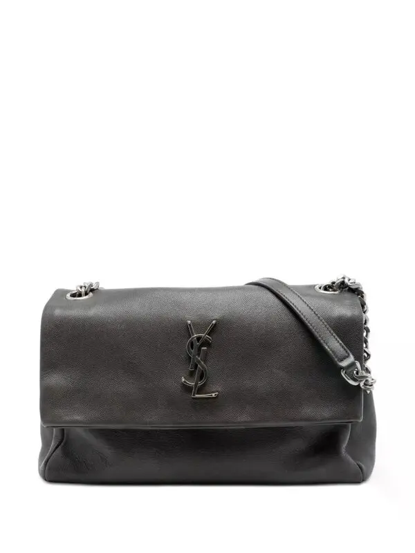 Saint Laurent Grain De Poudre West Hollywood Crossbody Bag - Grey