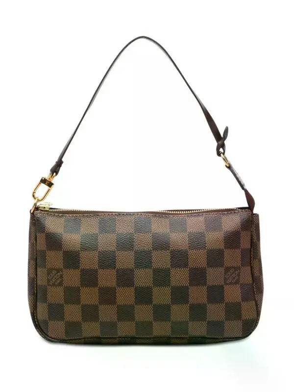 LOUIS VUITTON Damier Ebene Pochette Accessoires Shoulder Bag - Brown