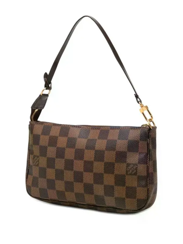 LOUIS VUITTON Damier Ebene Pochette Accessoires Shoulder Bag - Brown