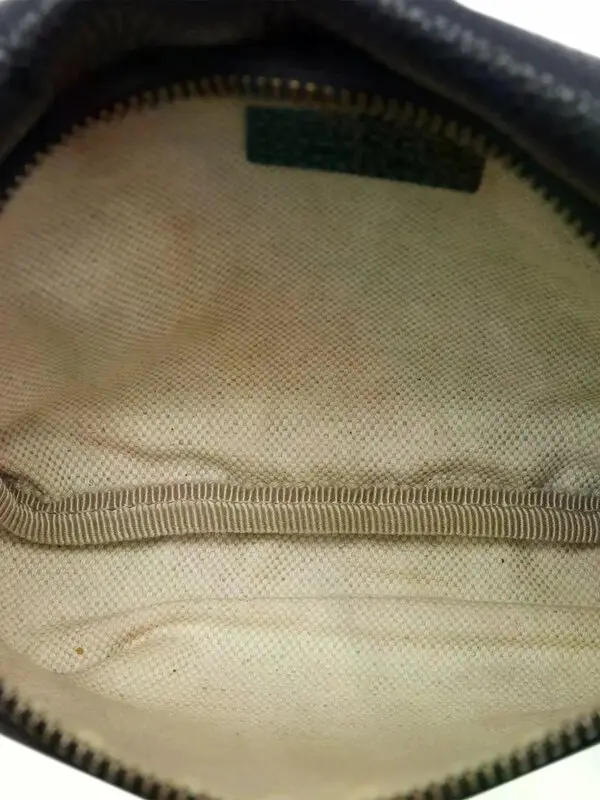 Gucci Grained Calfskin Web Logo Belt Bag
