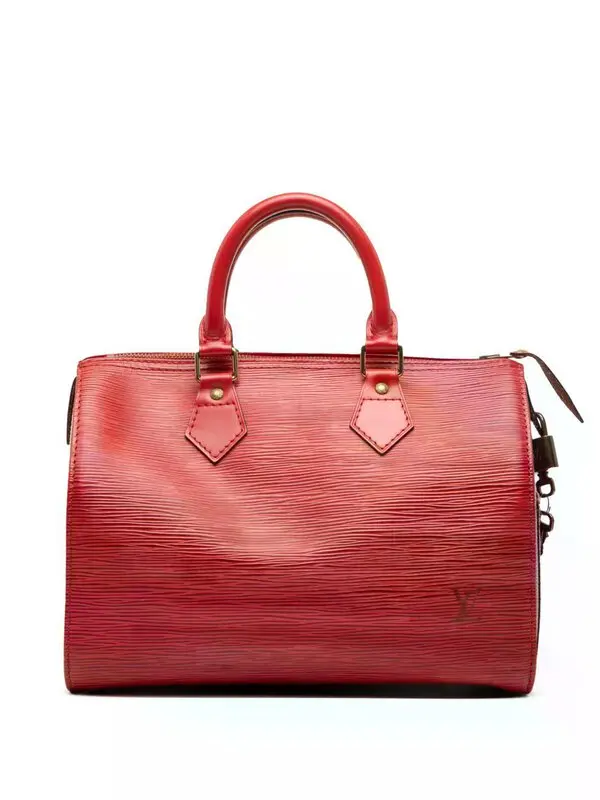 LOUIS VUITTON Epi Speedy 25 Boston Bag - Red
