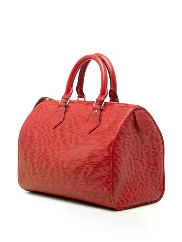 LOUIS VUITTON Epi Speedy 25 Boston Bag - Red