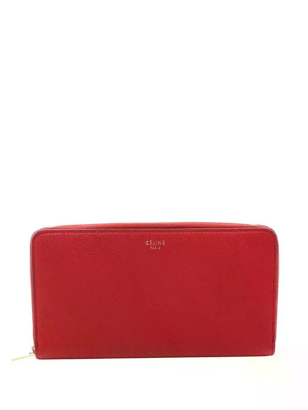 Celine 2012-2019 Leather Wallet Long Wallets - Red