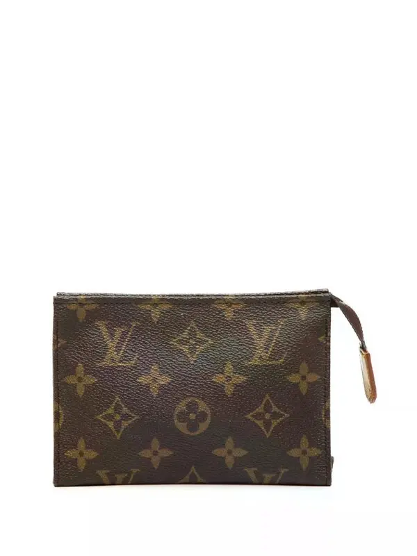 LOUIS VUITTON 1987 Monogram Toiletry Pouch - Brown