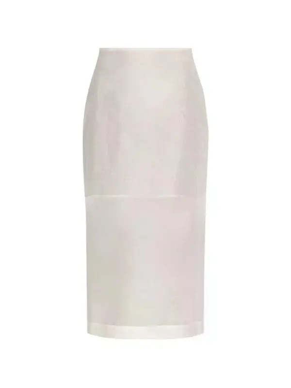 BY MALENE BIRGER Sheer Midi Skirt - White