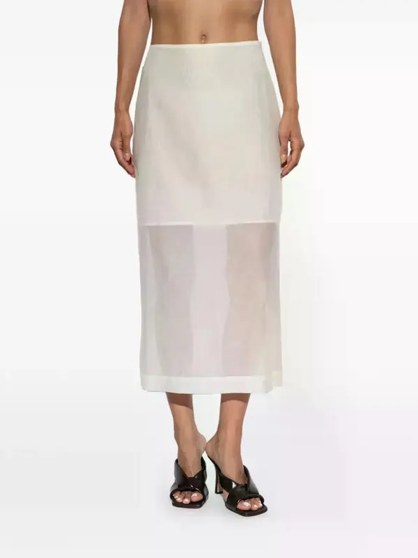 BY MALENE BIRGER Sheer Midi Skirt