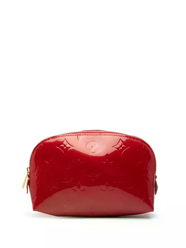 LOUIS VUITTON 2012 Monogram Vernis Cosmetic Pouch - Red