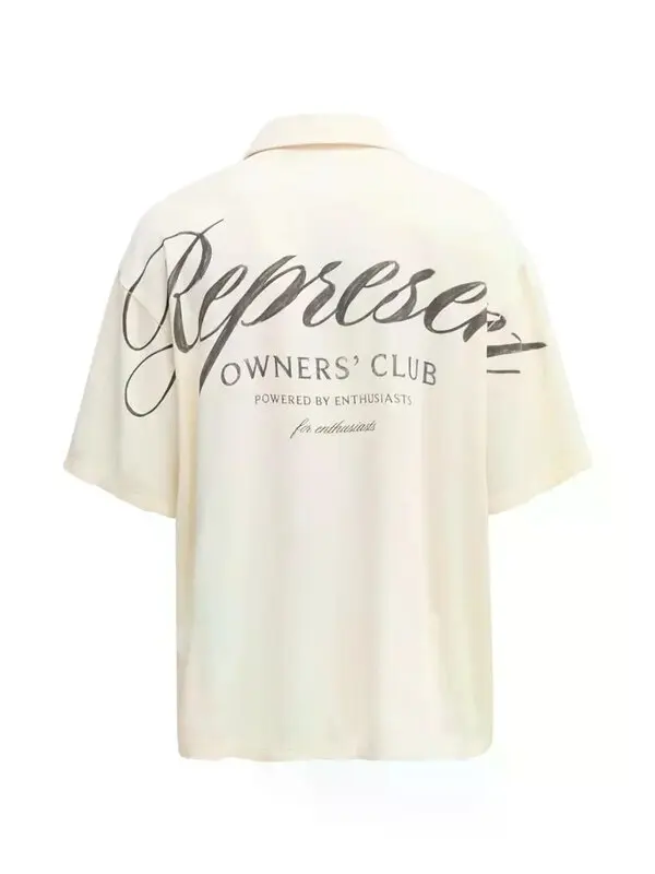 REPRESENT Owners Club Script Short-sleeve Shirt