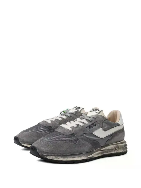 AUTRY Reelwind Super Vintage Lace-up Sneakers - Grey
