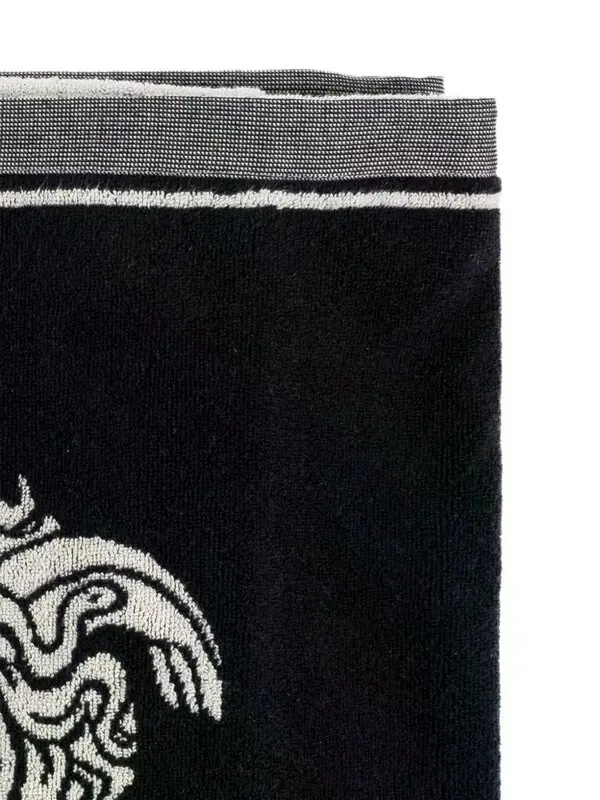 Versace Jacquard Medusa-head Bath Towel