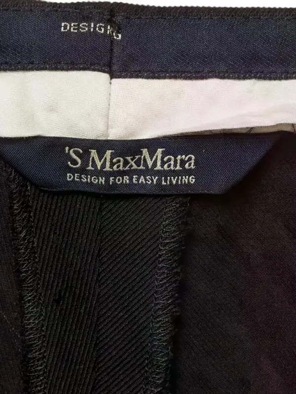 Max Mara Boot-cut Tailored Cropped Trousers