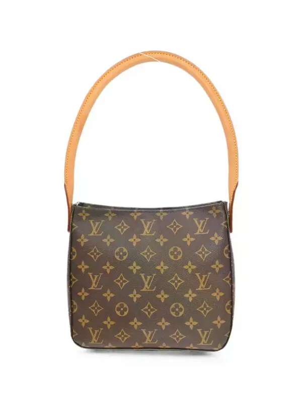 LOUIS VUITTON Monogram Canvas Looping Mm Handbag - Brown