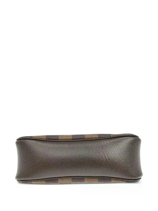 LOUIS VUITTON Damier Ebene Trousse Makeup Handbag