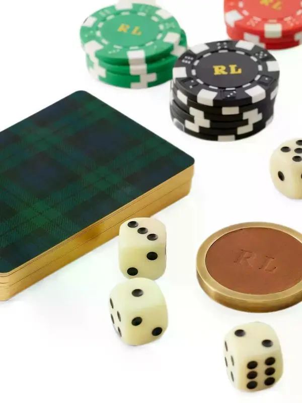 Ralph Lauren Leather-trim Poker Set
