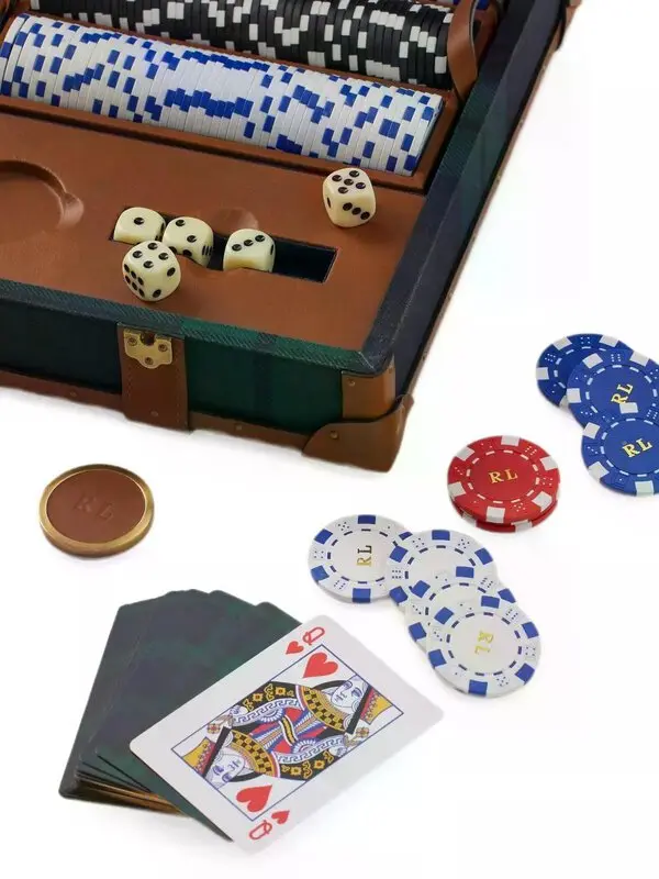Ralph Lauren Leather-trim Poker Set