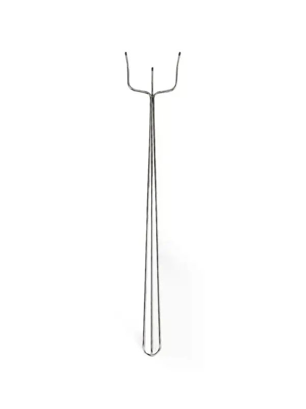 HAY Triple-prong Fire Fork - Silver