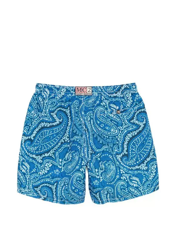 MC2 SAINT BARTH Paisley Print Swim Shorts