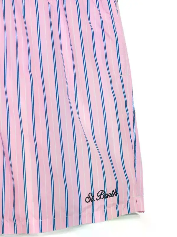 MC2 SAINT BARTH Vertical Stripe Swim Shorts