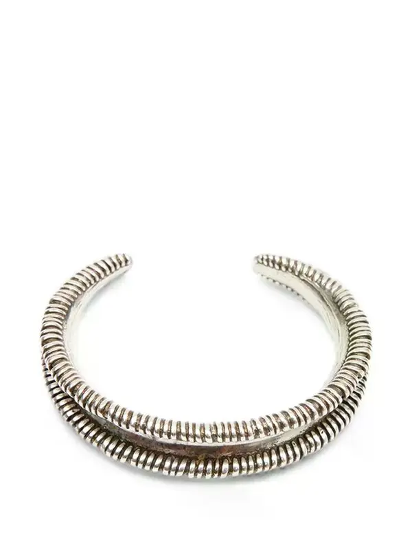 Isabel Marant Étoile Byrne Textured Metal Cuff Bracelet - Silver