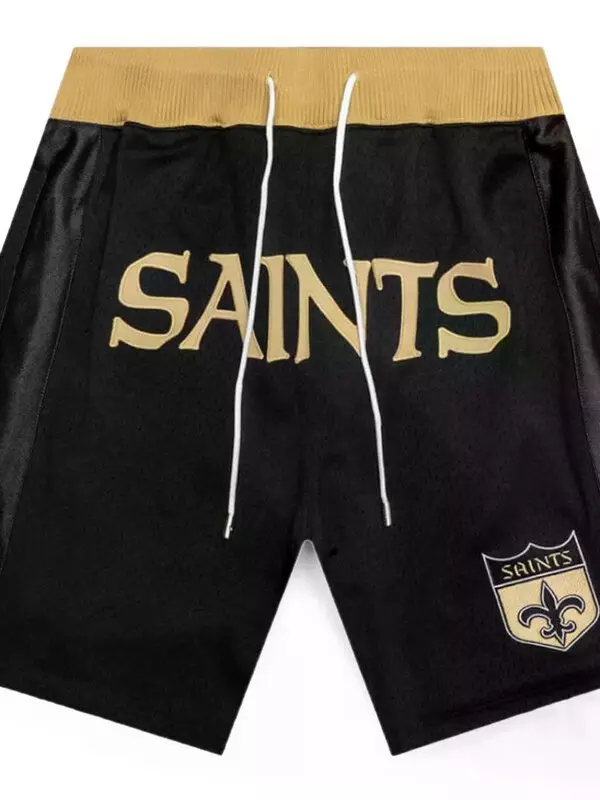 JUST DON Z Mitchell & Ness Logo Patch Shorts