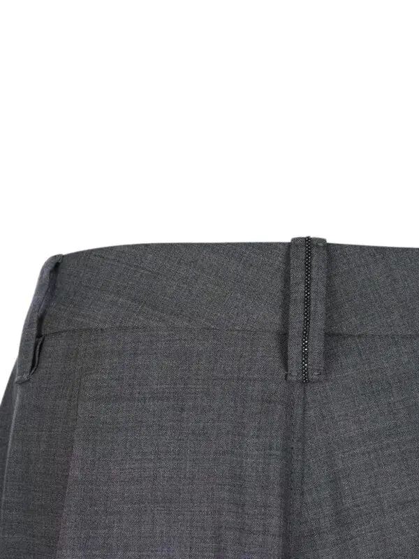 Brunello Cucinelli Pleated A-line Maxi Skirt