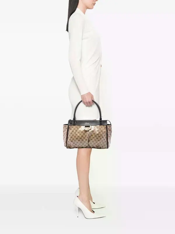 Gucci Gg Crystal Abbey D Ring Tote Bag