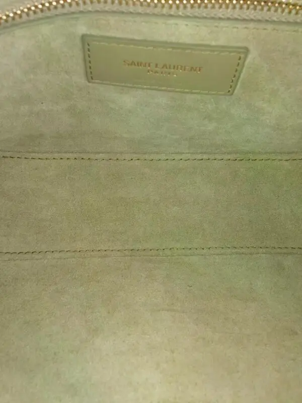Saint Laurent Smooth Calfskin Le 5 A 7 Shoulder Bag - Green