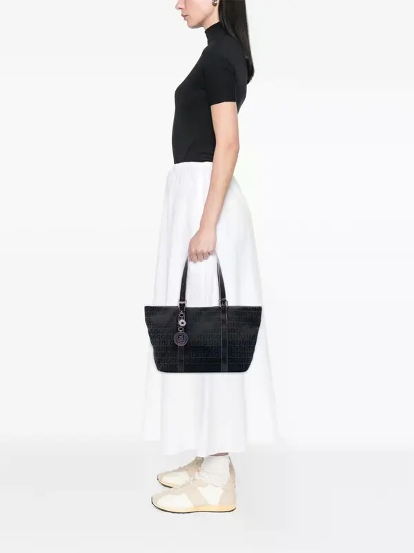 Fendi Zucchino Canvas Superstar Tote Bag