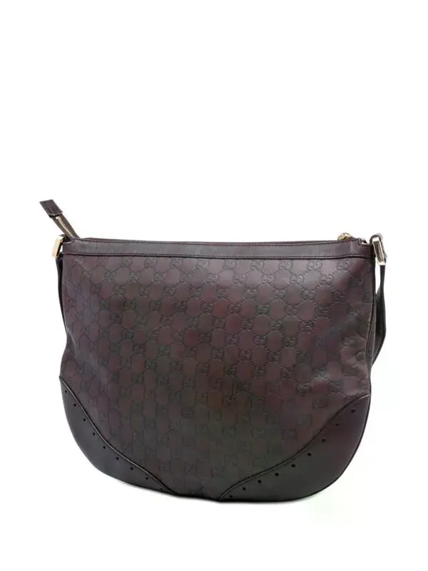 Gucci Embossed Leather Crossbody Bag