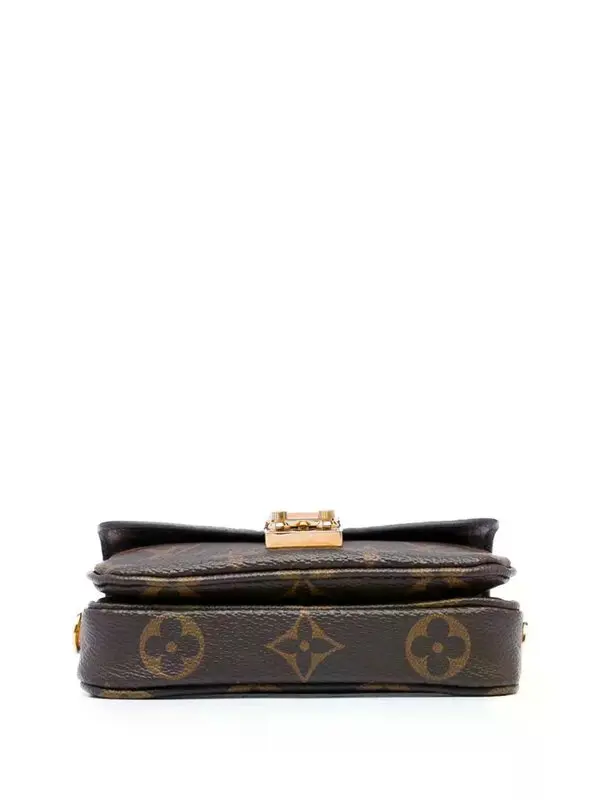 LOUIS VUITTON Monogram Micro Metis Satchel - Brown