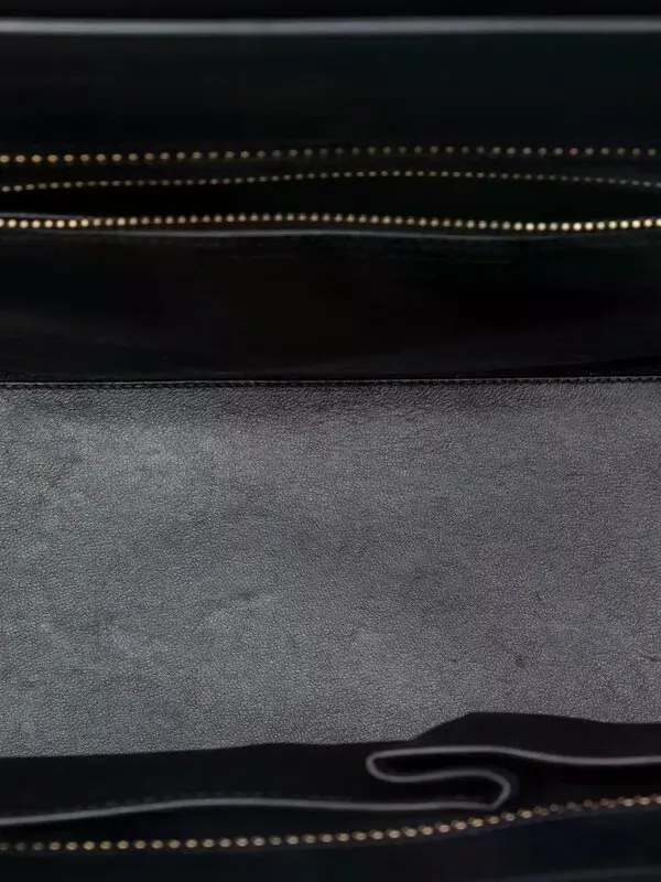 Celine Mini Tricolor Calfskin Luggage Tote Bag - Brown