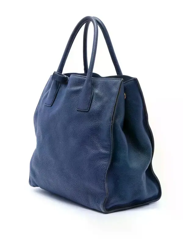 Prada Vitello Daino Open Convertible Tote Satchel
