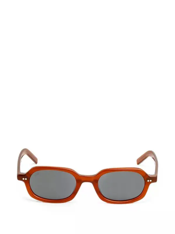 AKILA Psyche Geometric-frame Sunglasses - Brown