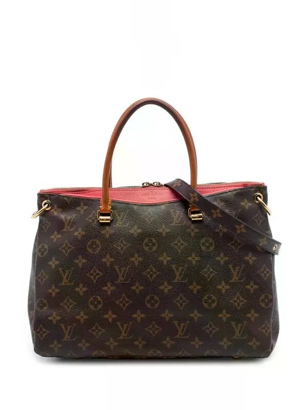 LOUIS VUITTON Monogram Pallas Mm Satchel - Brown
