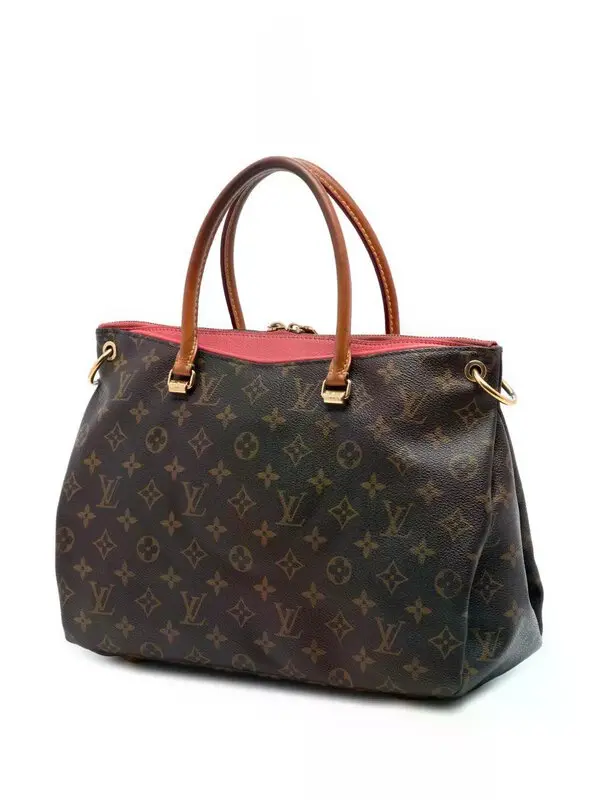 LOUIS VUITTON Monogram Pallas Mm Satchel - Brown