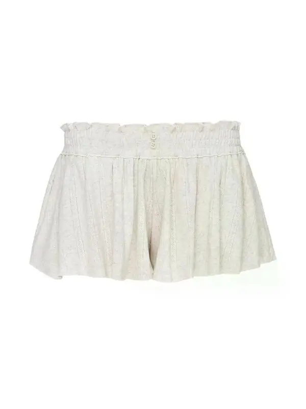 GLOWNY Honey Eyelet Shorts