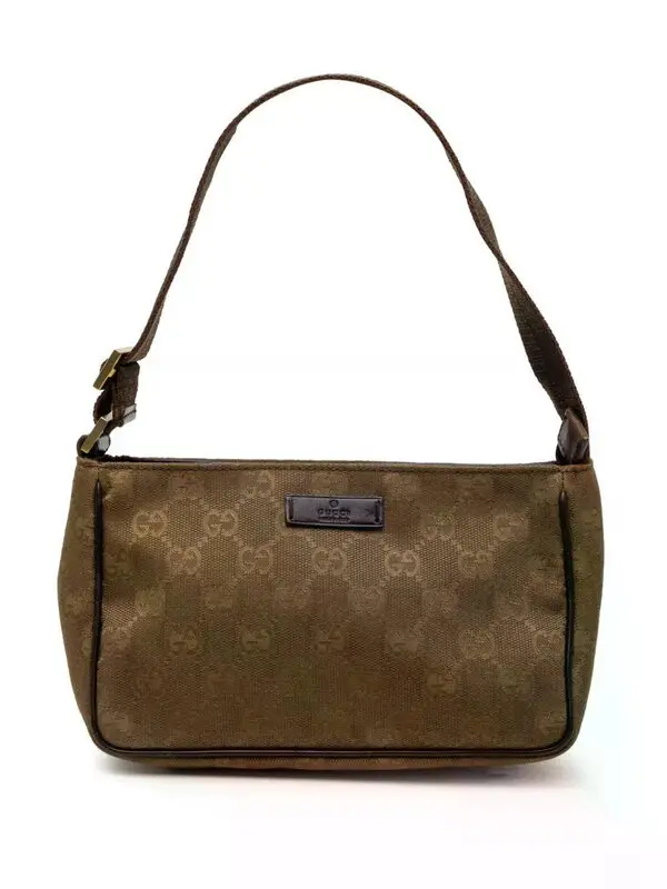 Gucci Gg Canvas Handbag - Brown