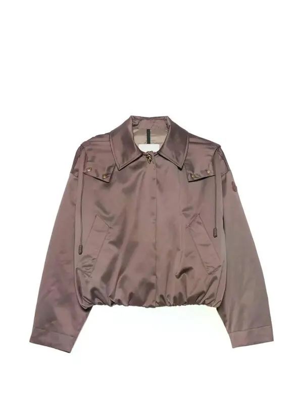 Moncler Hooded Satin Jacket